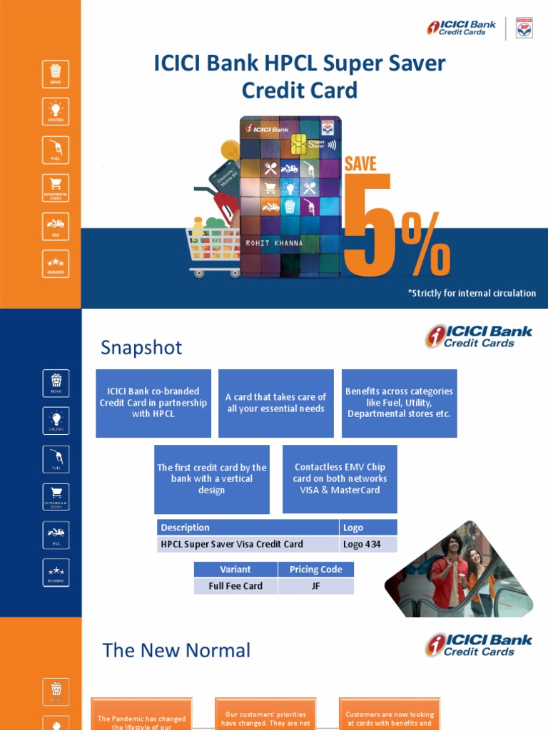 ICICI HPCL Super Saver Card Benefits | PDF | Credit Card | Visa Inc.