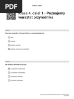 Przyroda Klasa 4 Sprawdziany Wsip | PDF