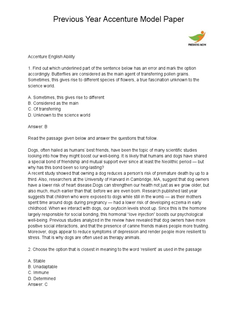 Previous Year Accenture Model Paper | PDF | Cloud Computing | Osi Model