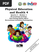 Health Optimizing Physical Education 4 Quarter 4 - Week 1-8: Grade 12 ...