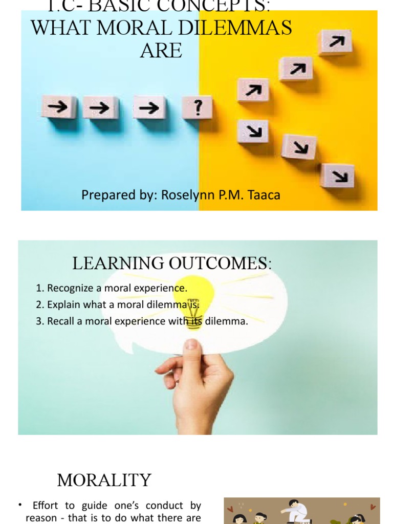 1C Moral Dilemmas | PDF | Morality | Intention