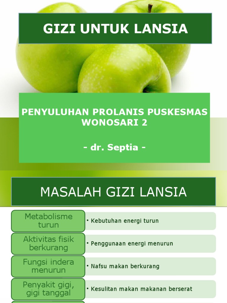 Penyuluhan Prolanis Gizi | PDF