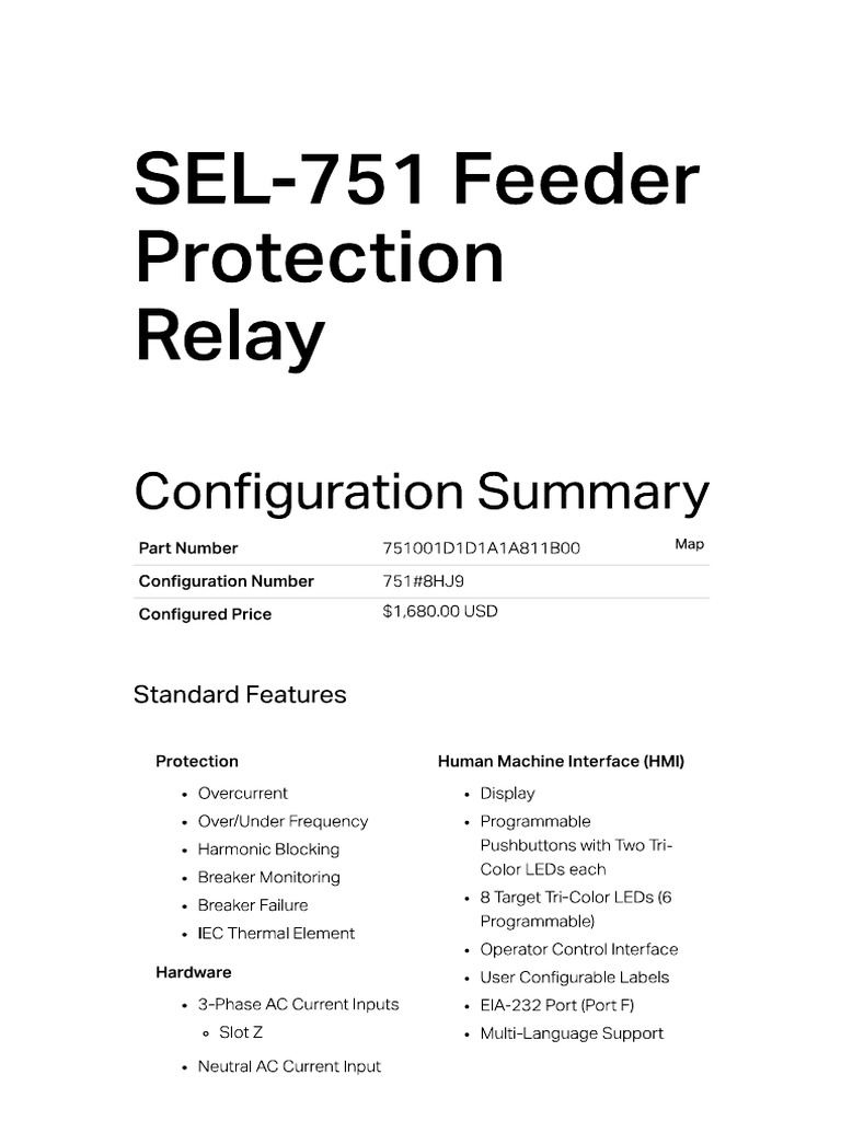 751 Configuration | PDF
