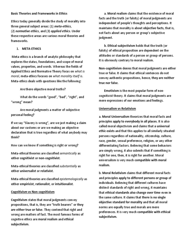 Ethics Finals | PDF | Morality | Virtue Ethics