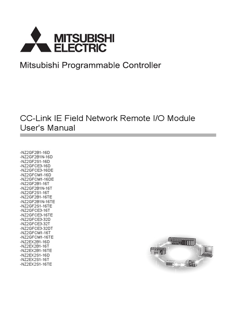 Mitsubishi Electric - CC-Link IE Field Network Remote I-O Modules ...