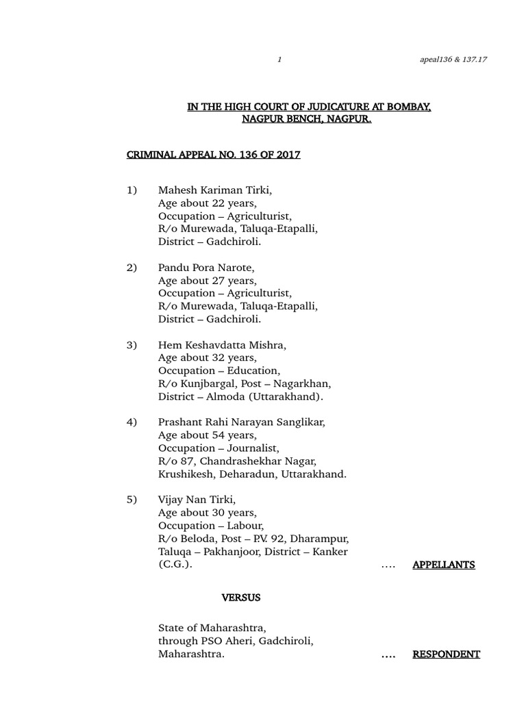 GN Saibaba Court Order | PDF | Fine (Penalty) | Prosecutor