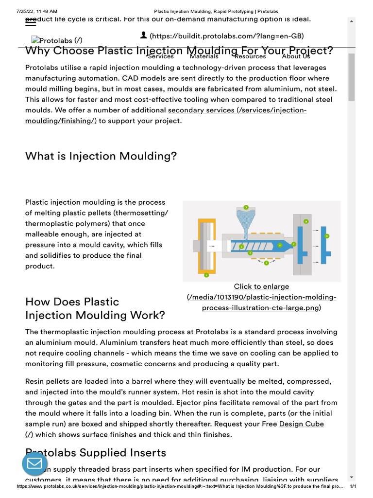 Plastic Injection Moulding Rapid Prototyping Protolabs Download