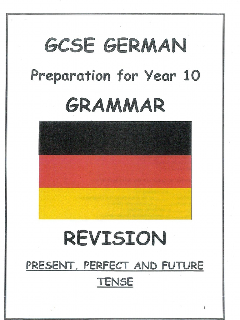 GCSE German Preparation | PDF