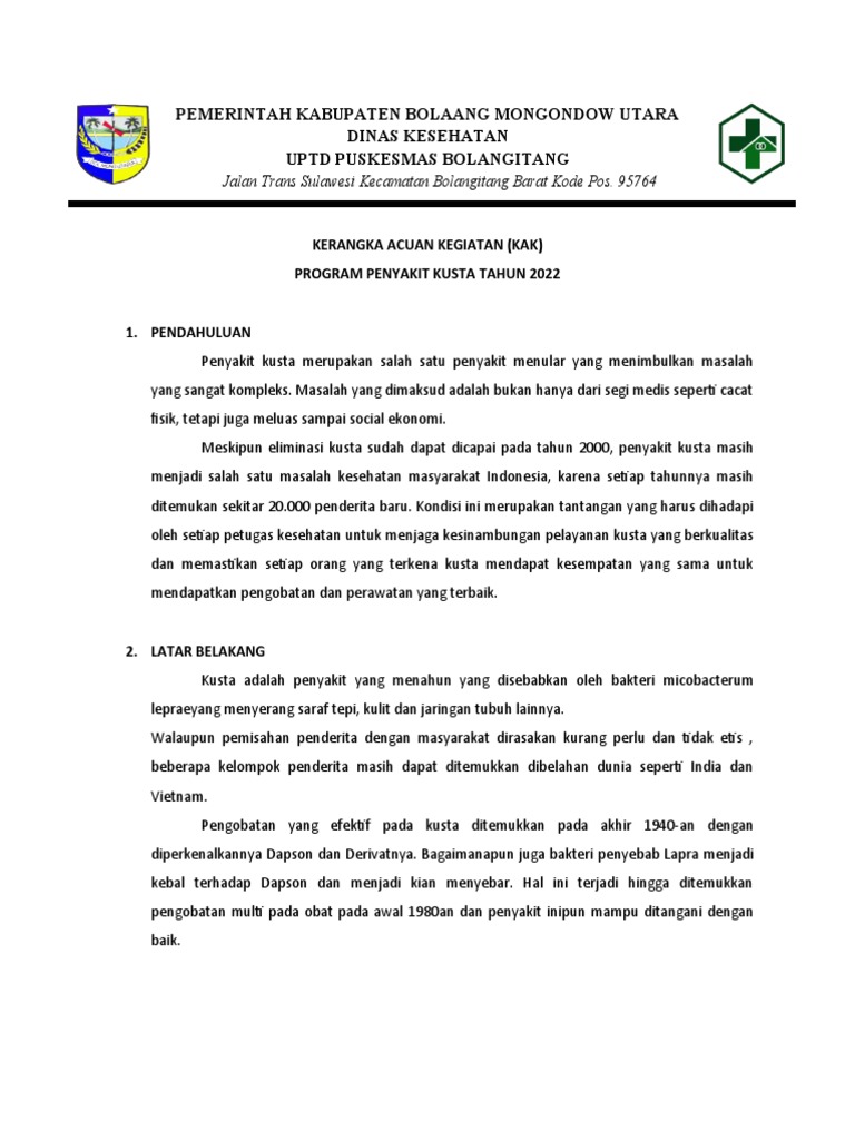 Kak Prog. Kusta 2022 | PDF