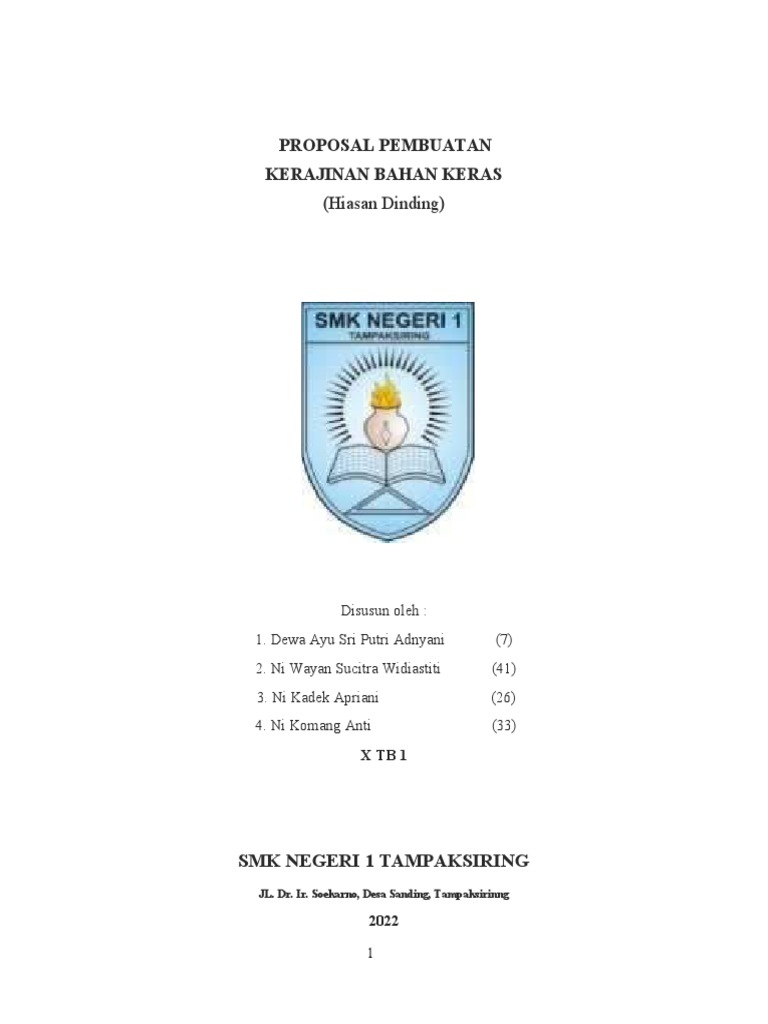 Contoh Format Proposal | PDF