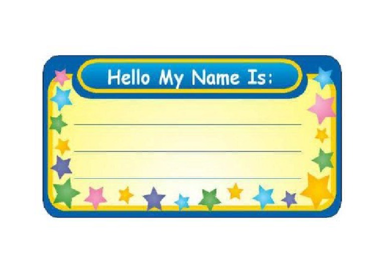 Nametag PDF