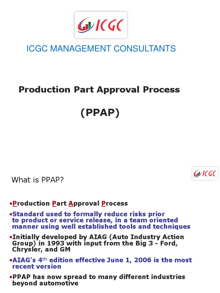 PPAP | PDF | Specification (Technical Standard)