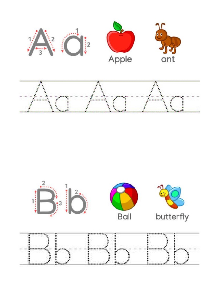 Homework Tracing Aa-Zz | PDF