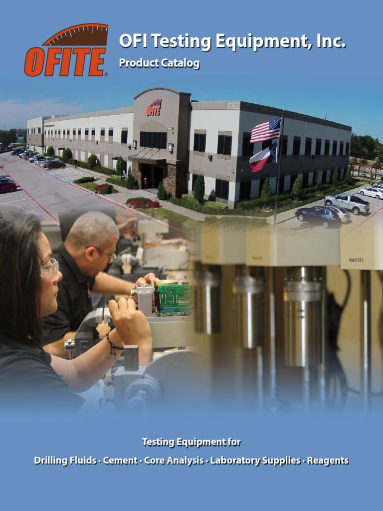 OFITE Catalogue | PDF | Filtration | Oil Well