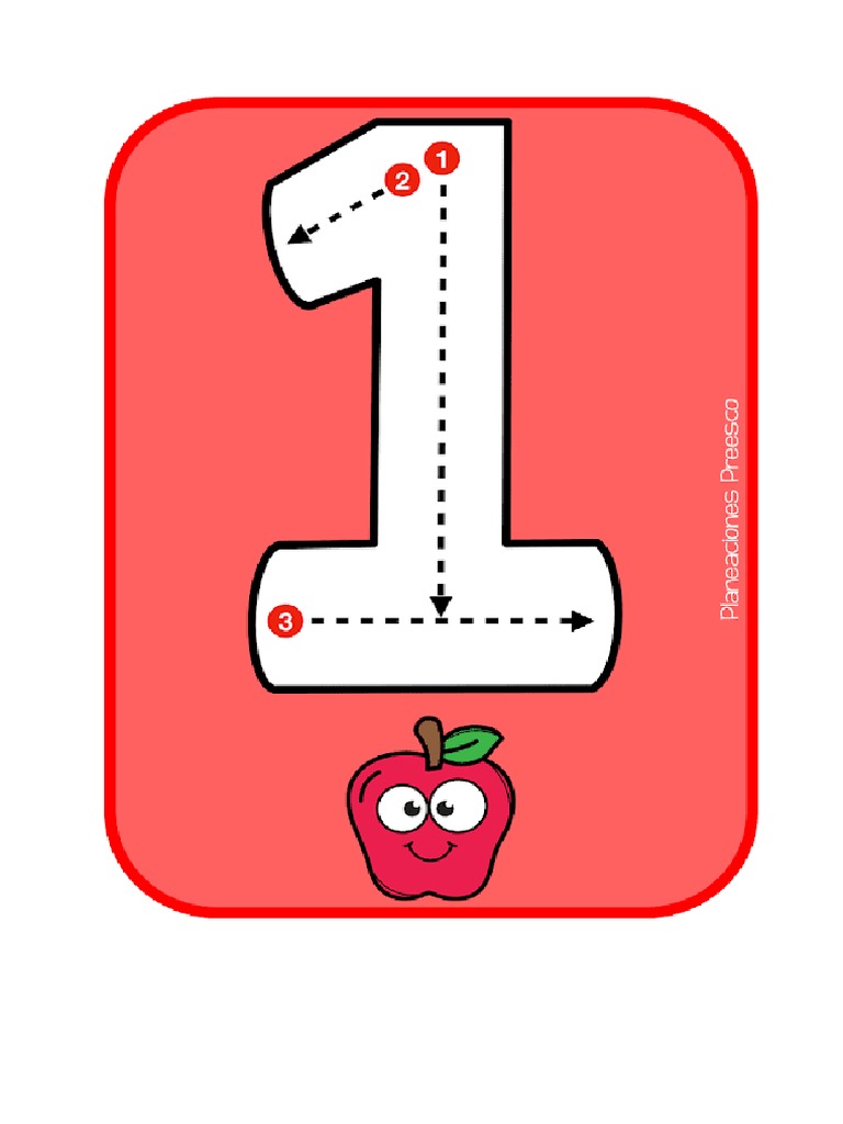 Number 1-10 Flashcards | PDF