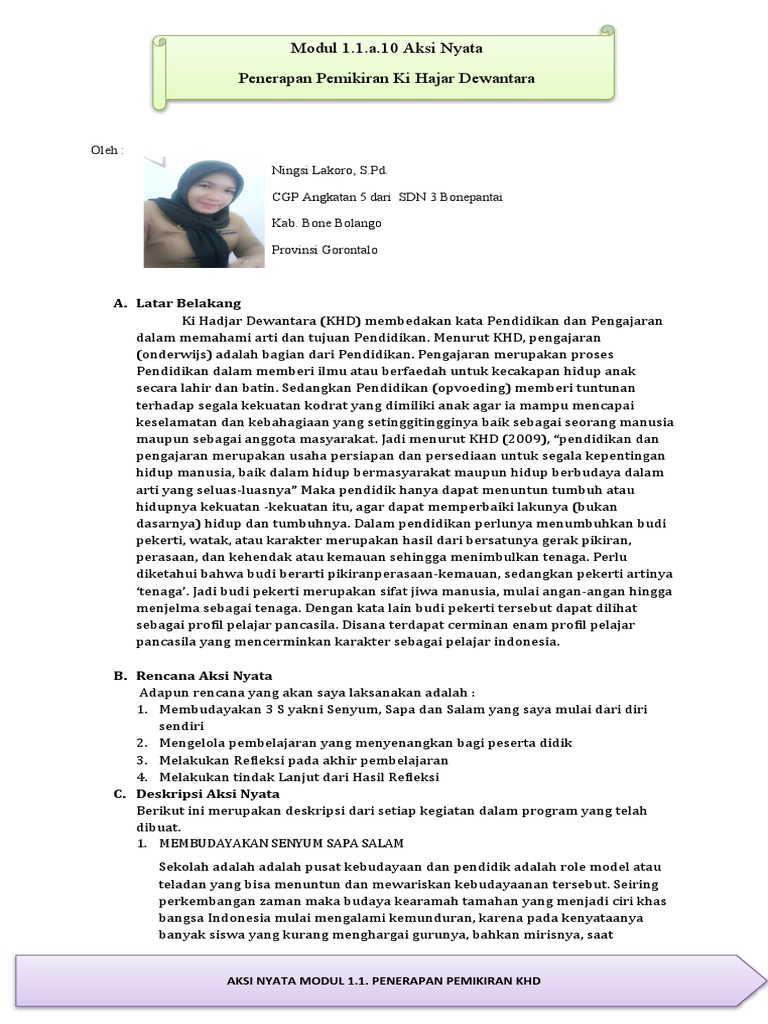 Aksi Nayata Modul 1.1 | PDF