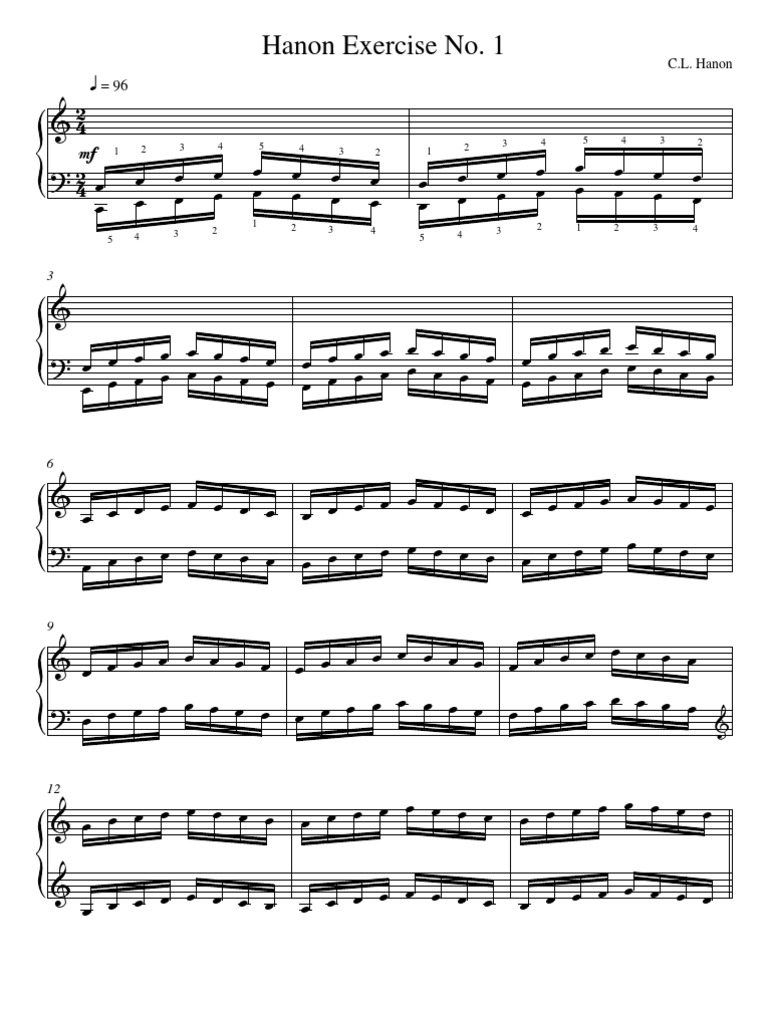 Metodo Completo Piano HANON | PDF