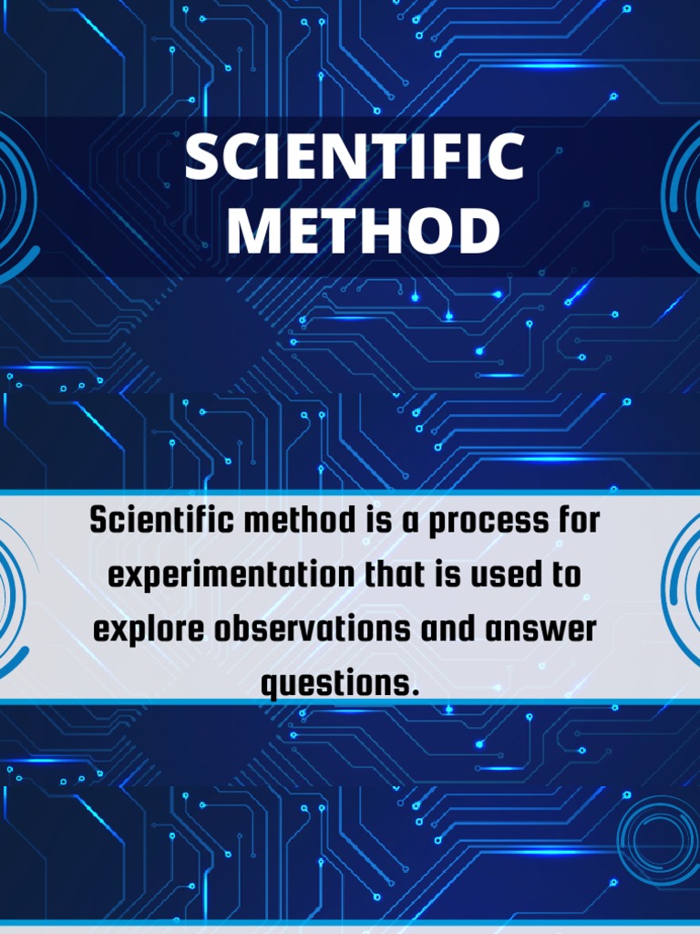 Scientific Method | PDF | Career & Growth | Self-Improvement