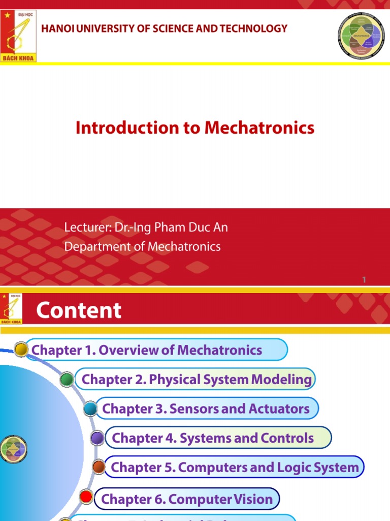 Chapter 1 Introduction To Mechatronic | PDF Chapter 1 Introduction To Mechatronic | PDF