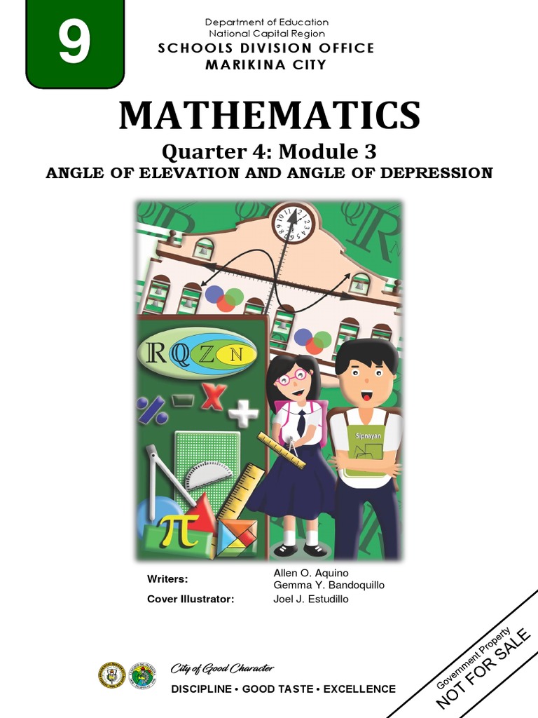 Math Gr9 Qtr4-Module-3 | PDF Math Gr9 Qtr4-Module-3 | PDF