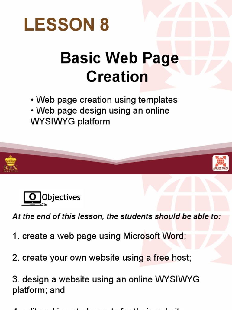 L8 Basic Webpage Creation | PDF | Computer Science | Software