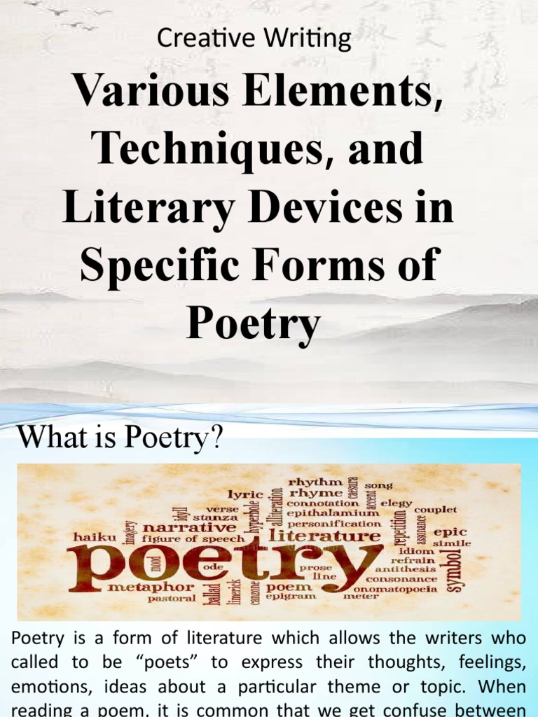 Group 2 Creative Writing | PDF | Metre (Poetry) | Poetry