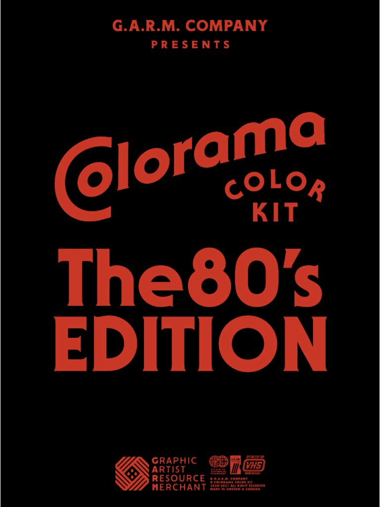 Colorama 80s Edition - Booklet | PDF | Yellow | Computer Graphics