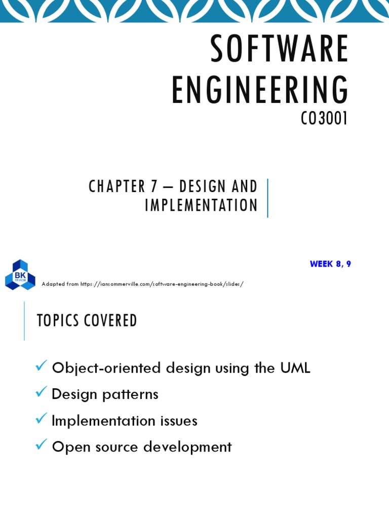 07 - Ch7 Design and Implementation | PDF | Class (Computer Programming) | Object (Computer Science)