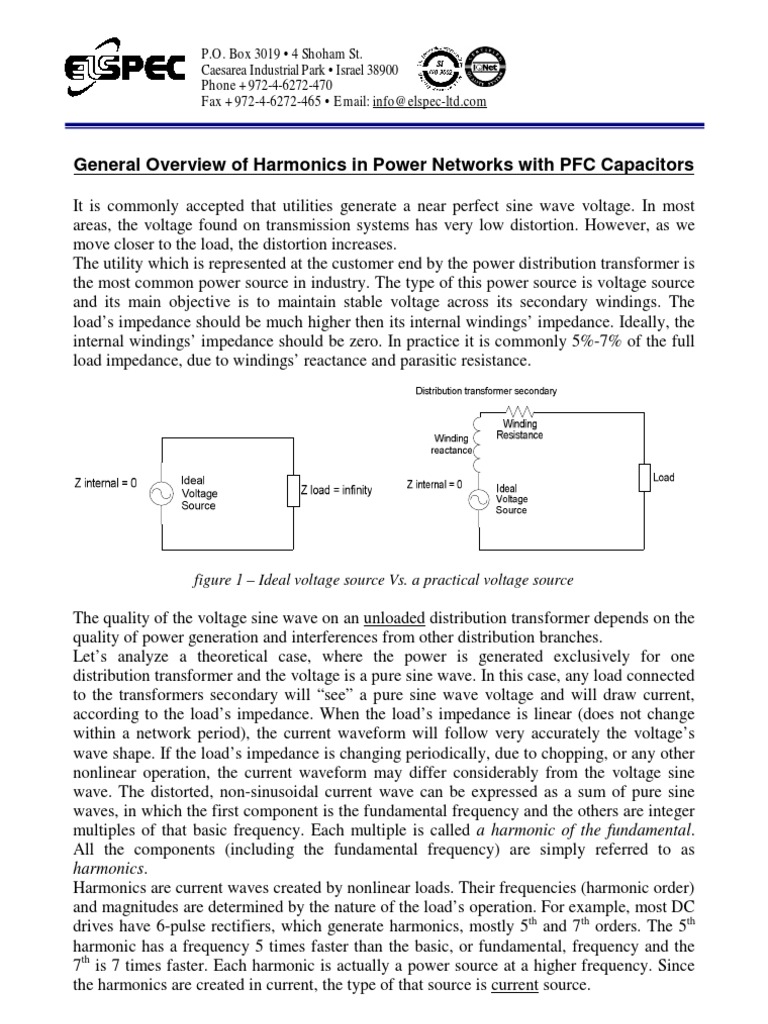 Harmonics Filtering Elspec | PDF | Electrical Impedance | Transformer