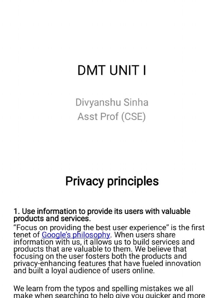DMT Unit1 & 2 | PDF