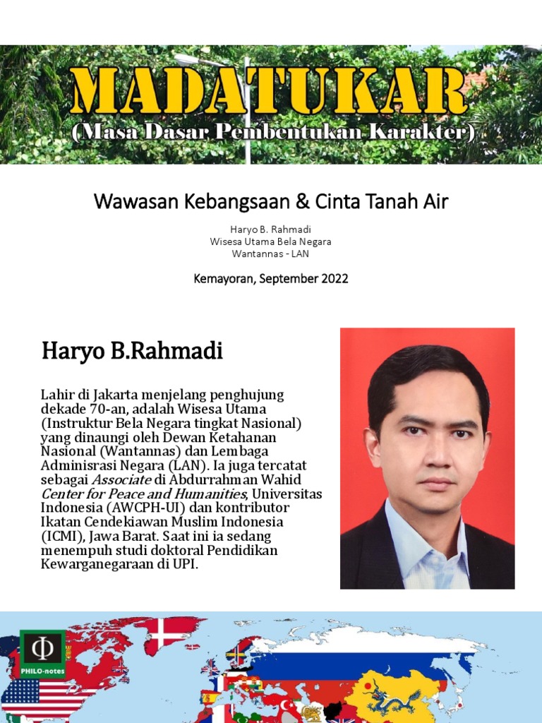 Wawasan Kebangsaan Dan Cinta Tanah Air | PDF