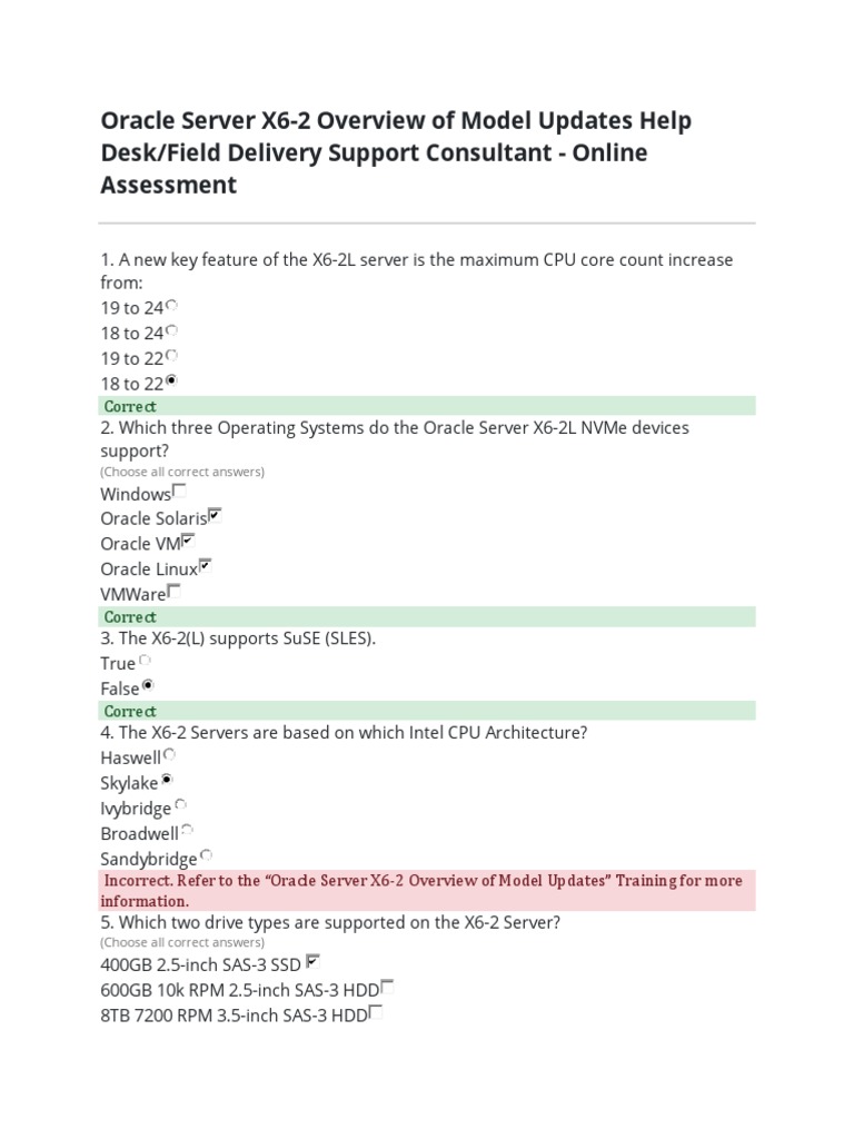 Oracle Server X6 | PDF