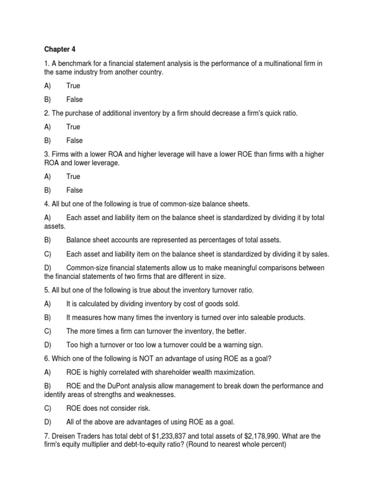 Chap 1,3,4 Selected MCQs | PDF | Inventory | Accounting