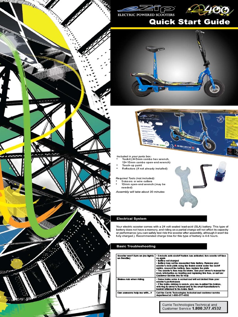 Ezip 400 Assemblymanual | PDF | Mechanical Engineering | Motor Vehicle