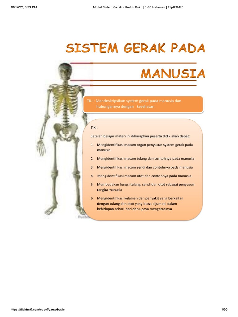 Modul Sistem Gerak | PDF Modul Sistem Gerak | PDF