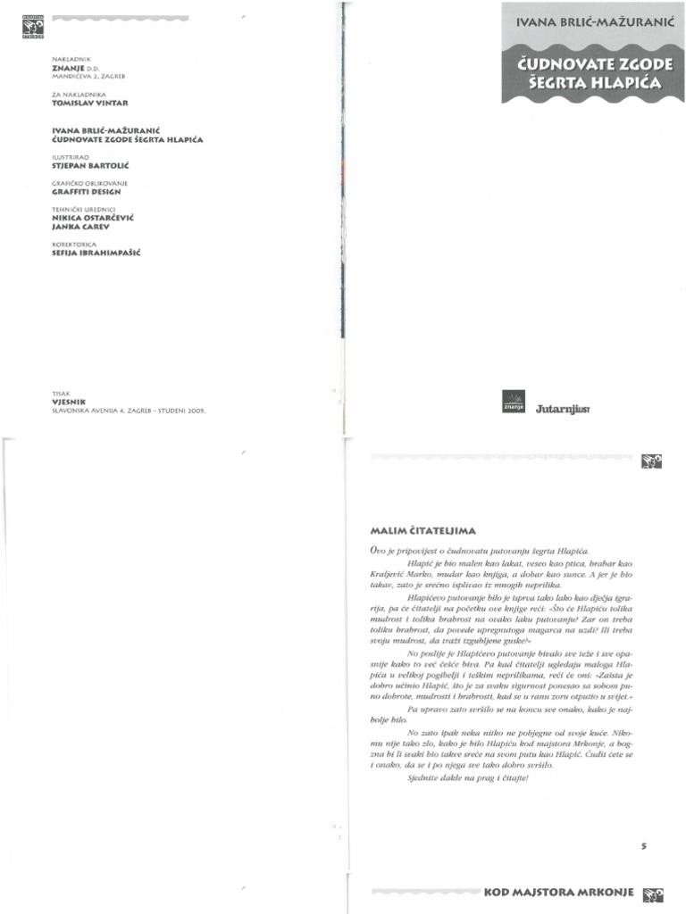 Šegrt Hlapić 4na1 | PDF