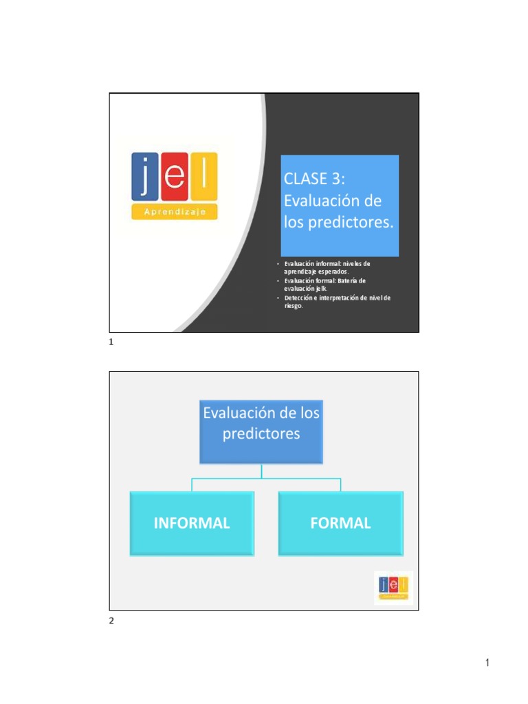 JEL Aprendizaje - Conciencia Fonologica - Clase 3 | PDF