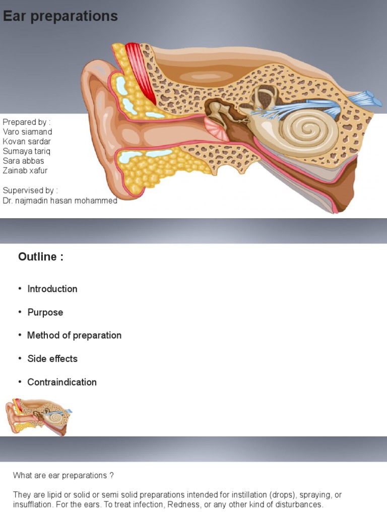Ear Preparations 1 | PDF