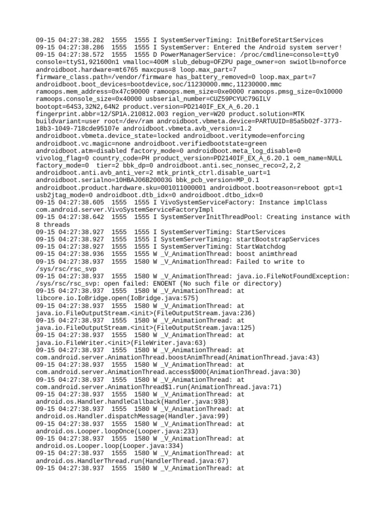 Log | PDF | Java (Programming Language) | Software Development