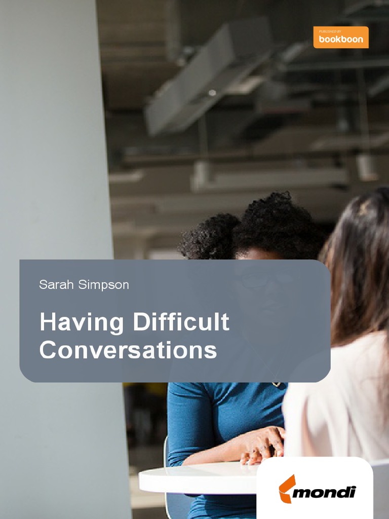 Having Difficult Conversations Pdf Reason Thought