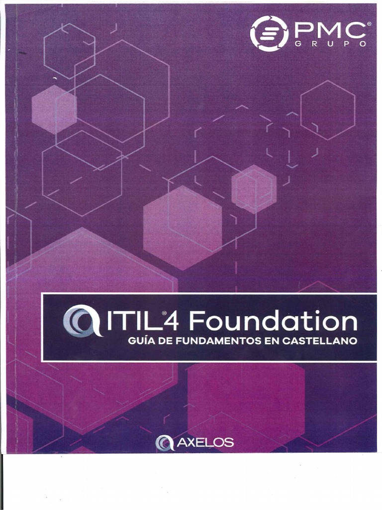 ITIL Foundations v4 Guía de Fundamentos en Castellano | PDF