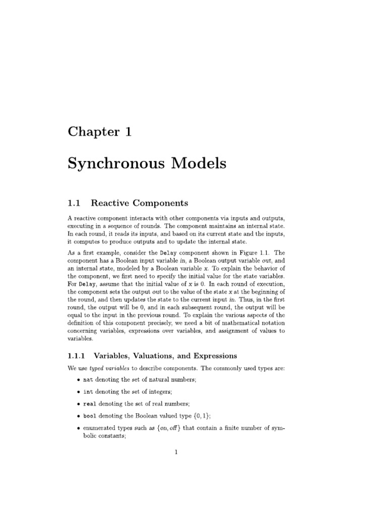 Synchronous Models | PDF