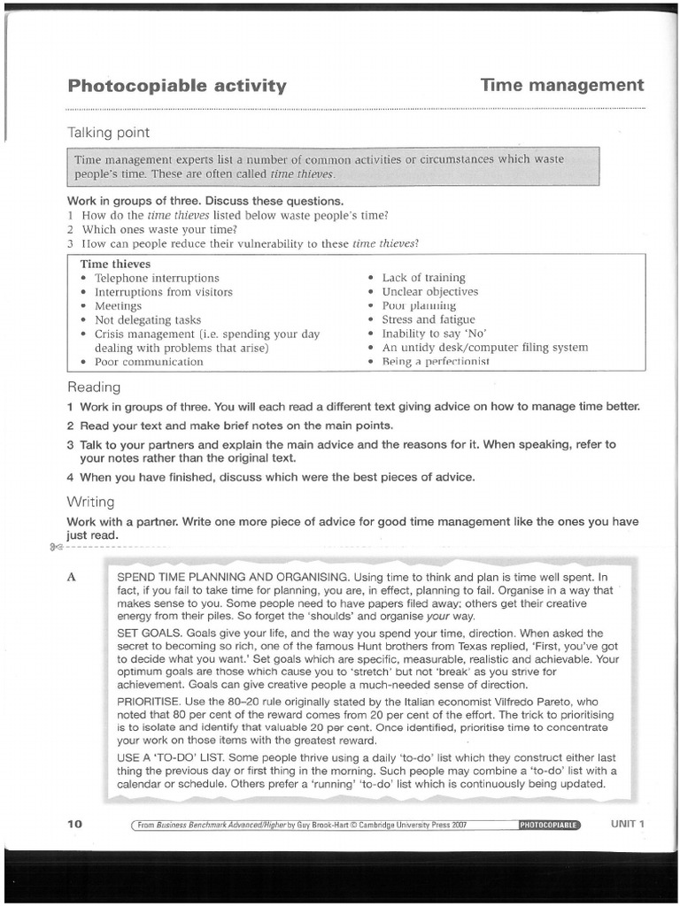 Time Management | PDF