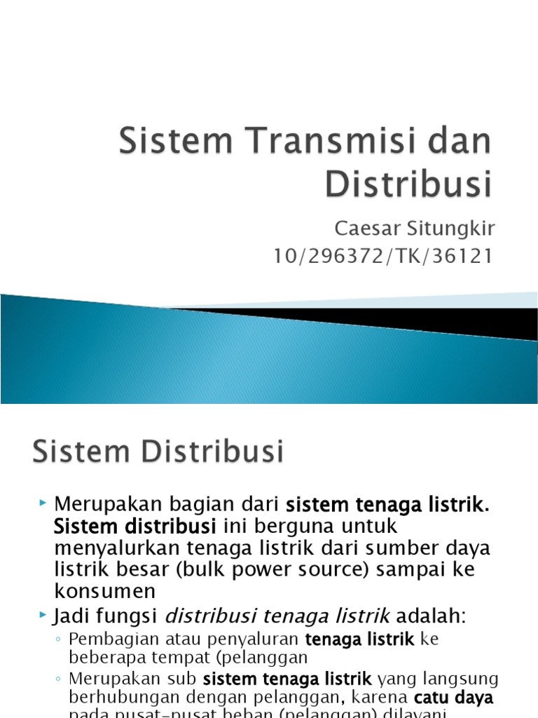 Documents - Tips Sistem Transmisi Dan Distribusi - PPTX | PDF