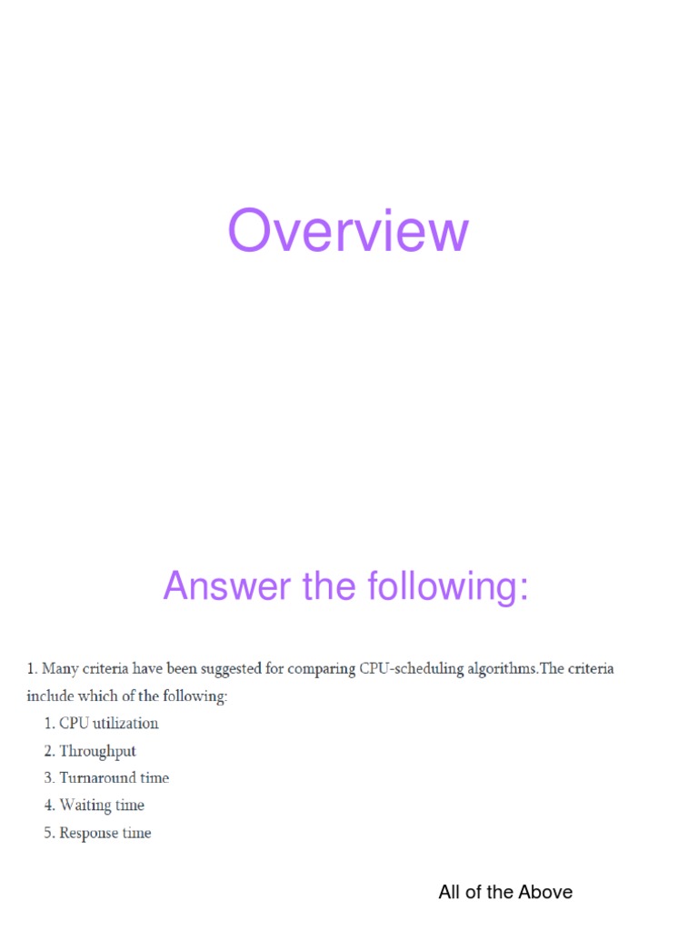 Lecture 2 Process Management Process Scheduling Pdf Scheduling Computing Process 6389