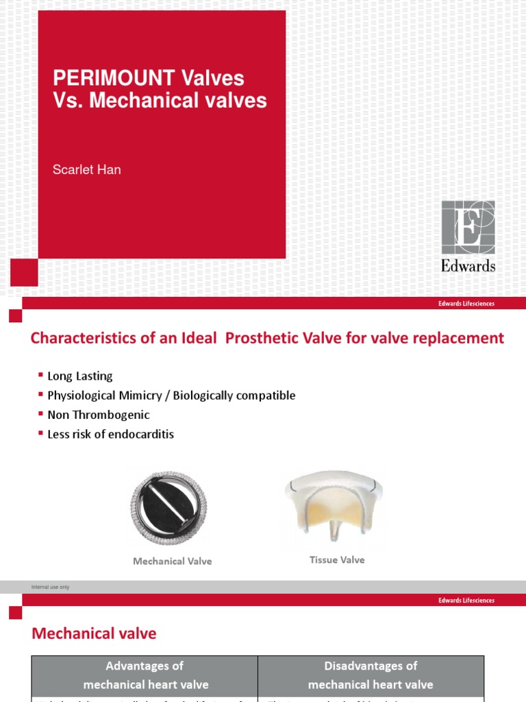 Mechanical Heart Valve vs. Bioprosthetic Valve | PDF | Coagulation ...