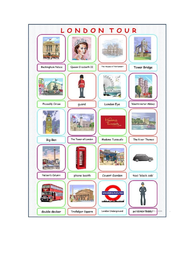 London Worksheets | PDF