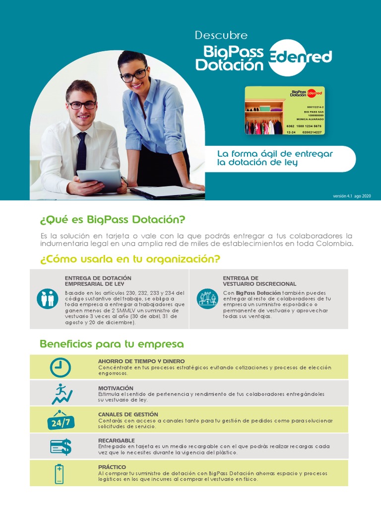 BigPass Dotación: Solución Empresarial | PDF