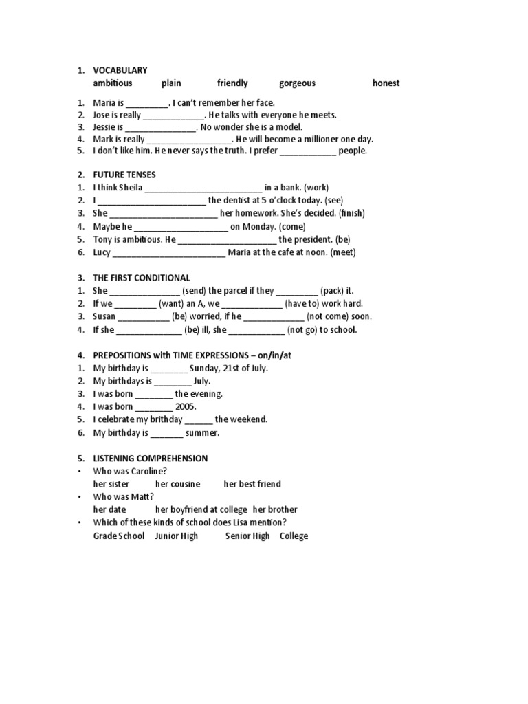 Priprema Za PRVI PISMENI ZADATAK VIII Razred | PDF | Prom