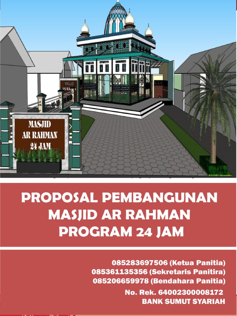 PROPOSAL BKM MASJID AR RAHMAN 24 JAM | PDF